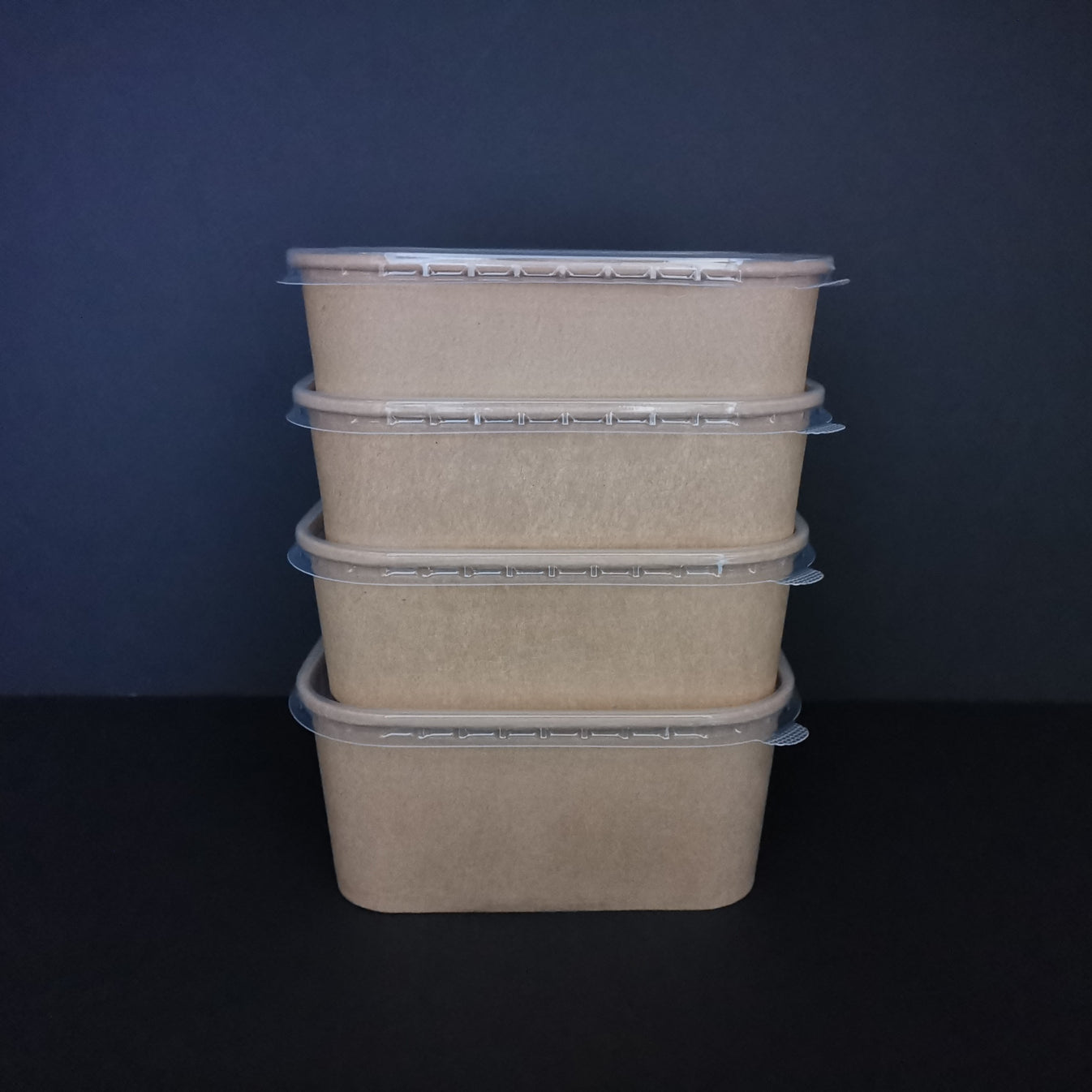 Kraft Rectangle Containers – GLORY PAC